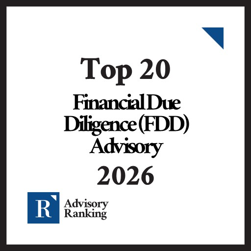 Top 20 Financial Due Diligence (FDD) Advisory 2026 | Advisory Ranking
